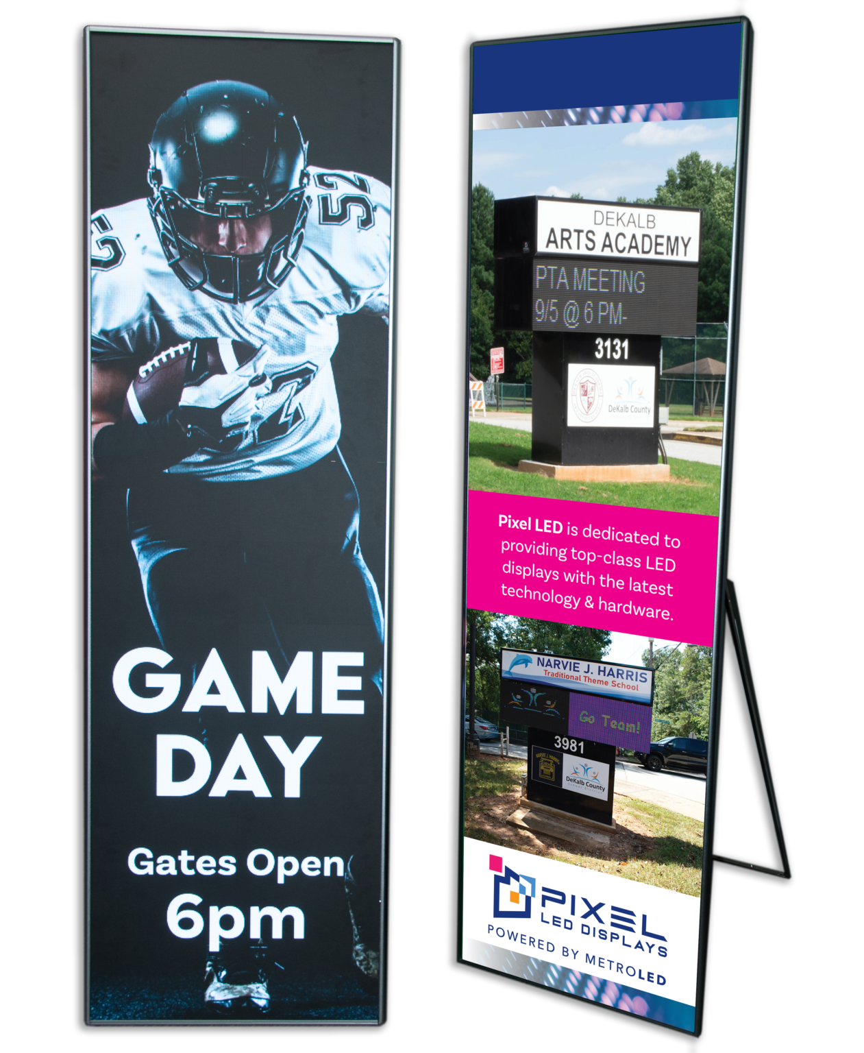 Indoor LED Poster Displays – Pixel LED Displays